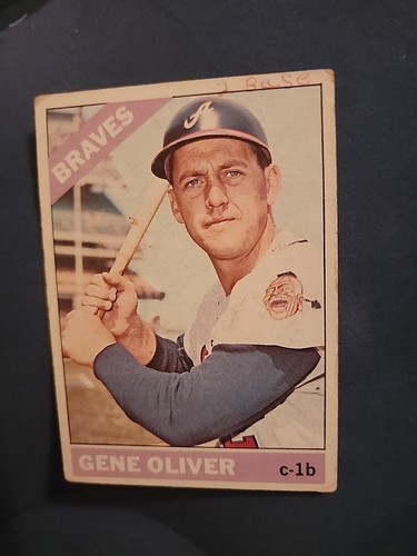 1966 Topps Gene Oliver high number Braves 541 | eBay