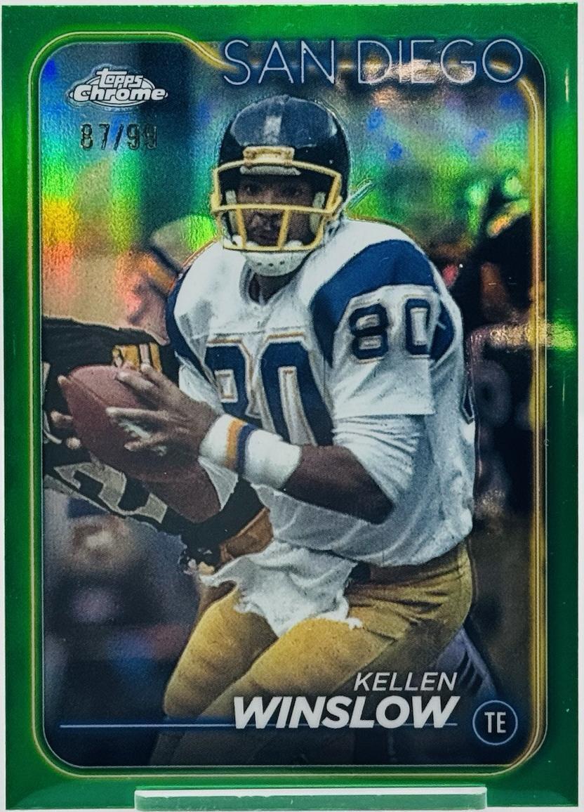 2024 Topps Chrome - Kellen Winslow #175 Green Refractor /99 for sale ...