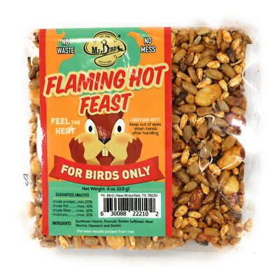 Mr. Bird Flaming Hot Feast 4 oz Wild Bird Seed Cake | eBay
