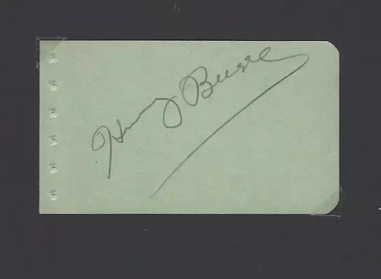 HENRY BUSSE BIG BAND JAZZ TRUMPETER RARE SIGNED VINTAGE AUTOGRAPH WITH ...