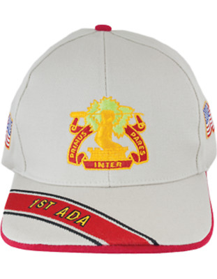 ARMY 1ST ADA AIR DEFENSE ARTILLERY EMBROIDERED STONE HAT CAP | eBay