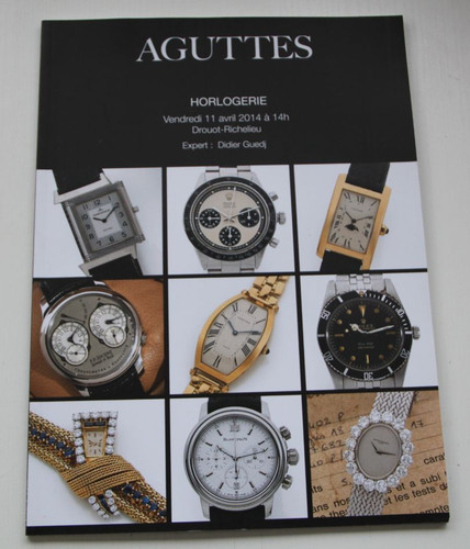 CATALOGUE VENTE DROUOT 2014 AGUTTES HORLOGERIE montres Patek Longines ...