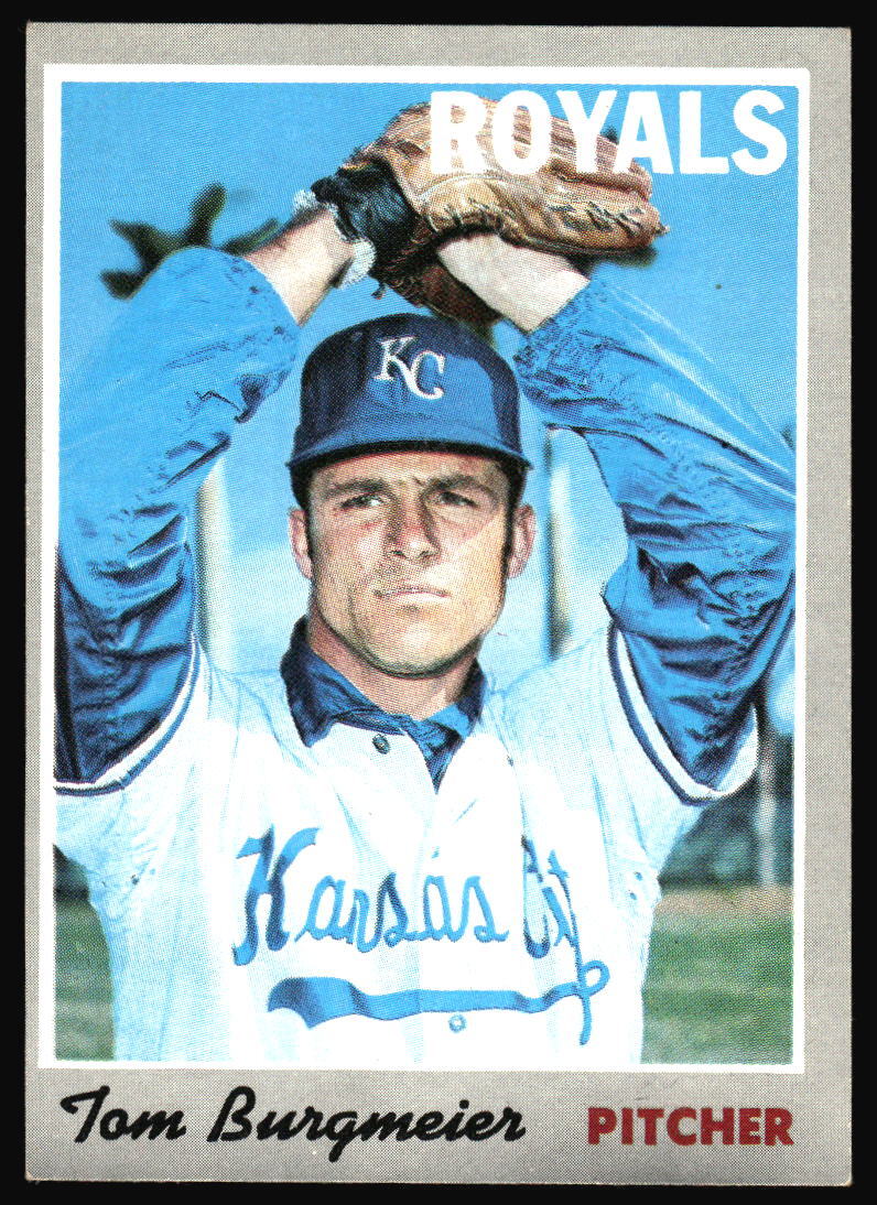 1970 Topps Tom Burgmeier #108 Kansas City Royals | eBay