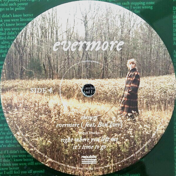 TAYLOR SWIFT - EVERMORE Deluxe Edition - 2 LP Green VINYL NEW ALBUM ...