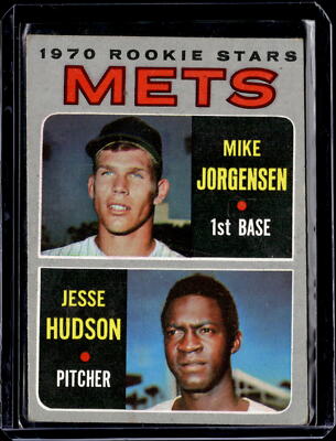 Mets Rookie Stars Mike Jorgensen / Jesse Hudson 1970 Topps #348 New ...