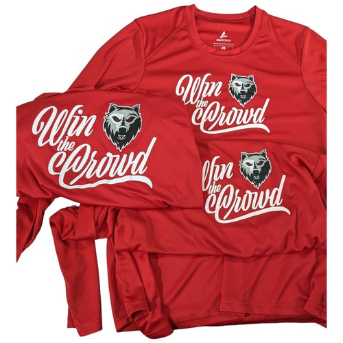 Wolves Fan Shirts Womens Medium Red Volleyball Top Red Ridgemont HS Win ...