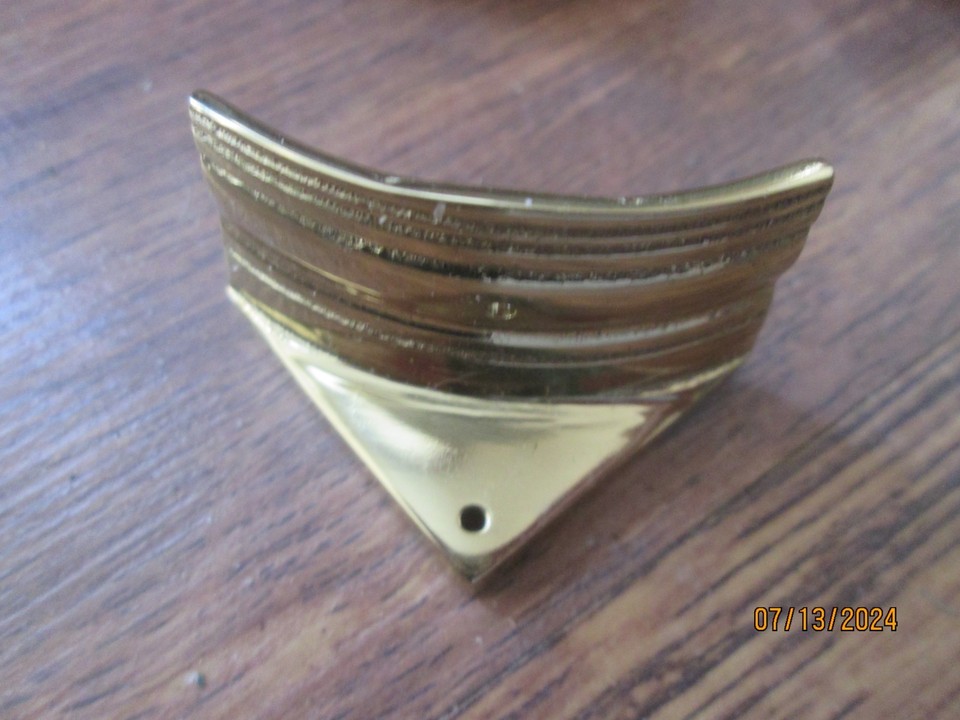 Vintage Brass Clock Column Caps Set of 4 Parts | eBay