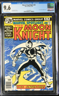 Marvel Spotlight #28 CGC 9.6 • 1st Moon Knight Solo Story • Marvel ...