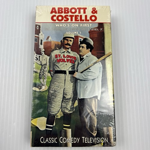 Abbott & Costello: Who's On First Vol. 1 (1990) VHS Tape, Classic ...