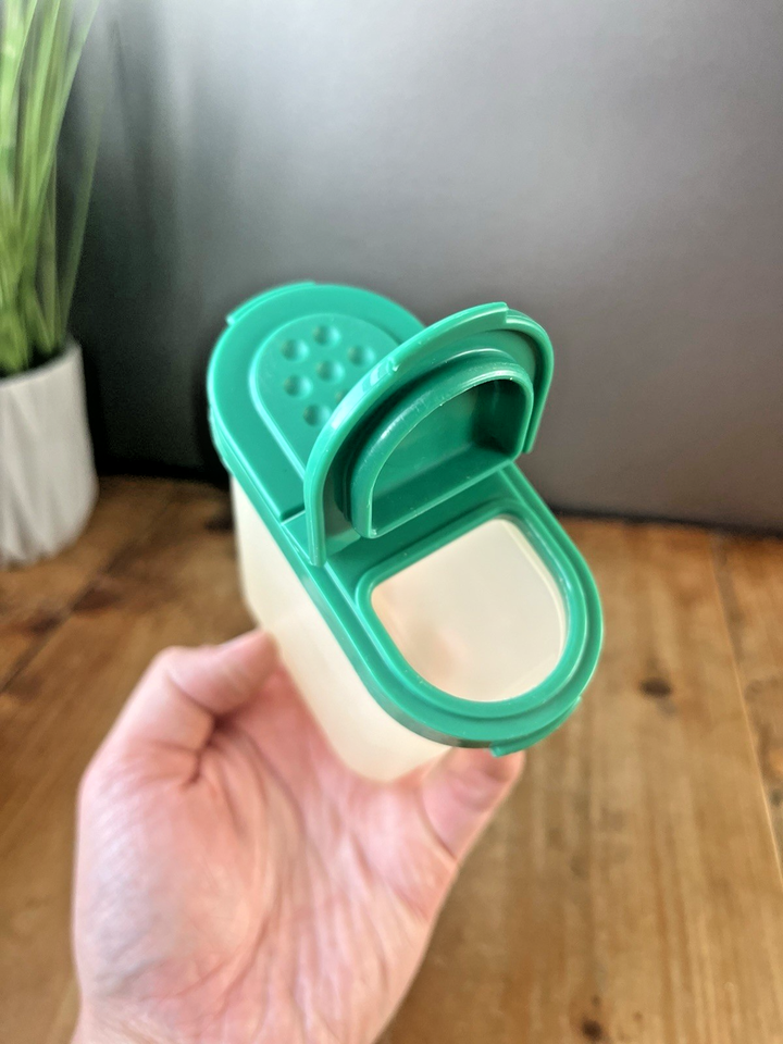 7 VINTAGE TUPPERWARE MODULAR MATES 1846 STORAGE CONTAINERS HERB SEED ...