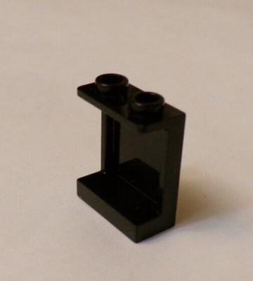 Lego x1 Black 1x2x2 Wall Panel, Hollow Studs, Side Supports, 87552 (028 ...