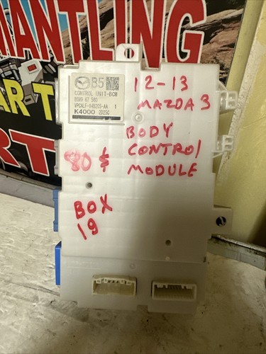 12-13 Mazda 3 Body Control Module Box#19 | eBay