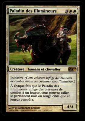 MRM FR/VF FOIL Paladin des Illumineurs - Lightwielder Paladin MTG Magic | eBay