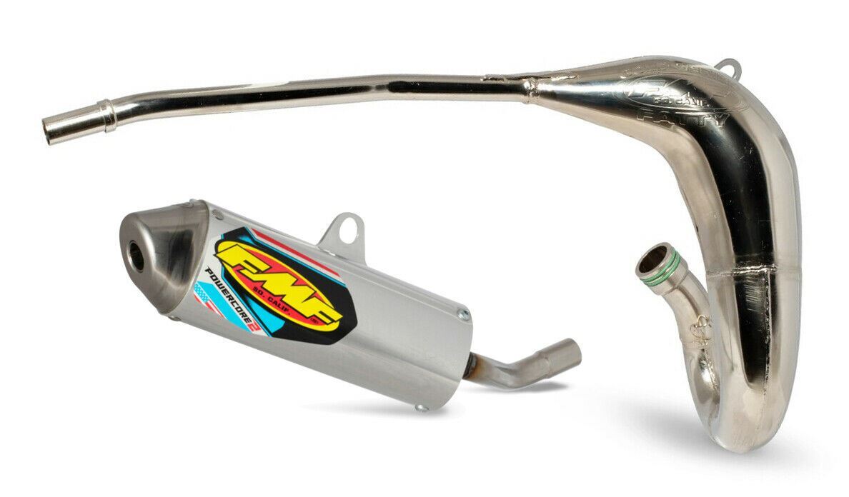 FMF Fatty exhaust pipe & Powercore 2 silencer fits 2002-on Suzuki RM85 ...