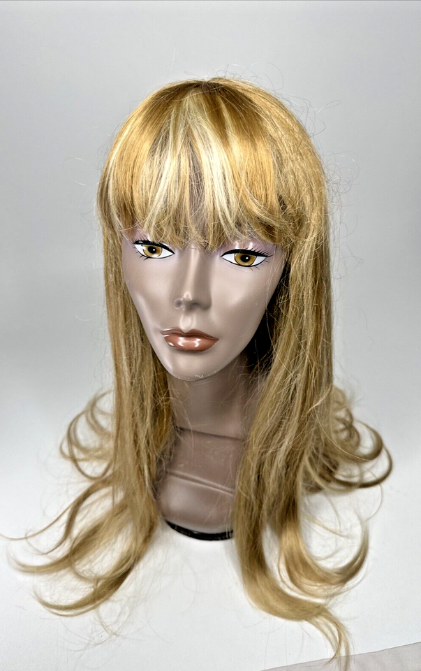 Incognito Long Blond Wig With Bangs Synthetic Halloween Coplay Costume ...