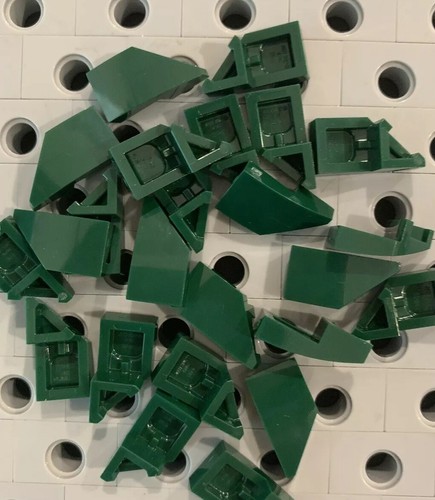 Lego Wedge Tile 2x1 With Stud Notch Slope New Lot Of 24 Right And Left ...