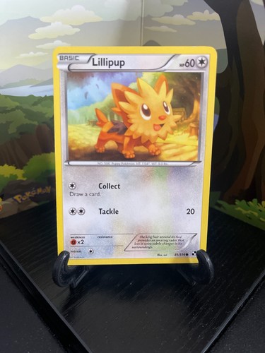Lillipup 81/114 - Black & White - Common - Pokemon Card TCG - LP | eBay