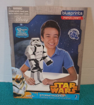 Star Wars Blueprints Stormtrooper Paper Craft 12 Inches Tall | eBay