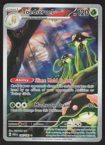 Pokemon TCG SV04: Paradox Rift #185/182 Toedscruel LP | eBay