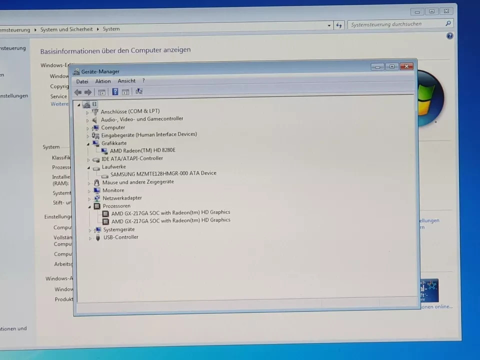 Fujitsu FUTRO Mini PC Windows 7 32bit Computer 128GB SSD AMD 1.65GHz 4GB COM | eBay