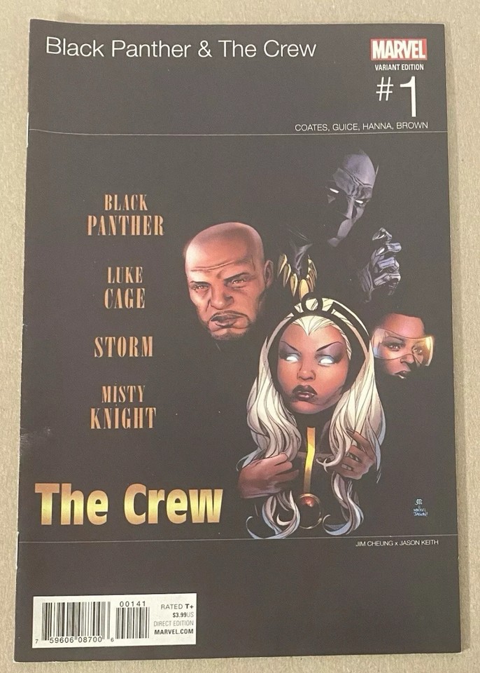 Black Panther And The Crew #1 HIP HOP Nas Firm Variant 2017 Marvel ...