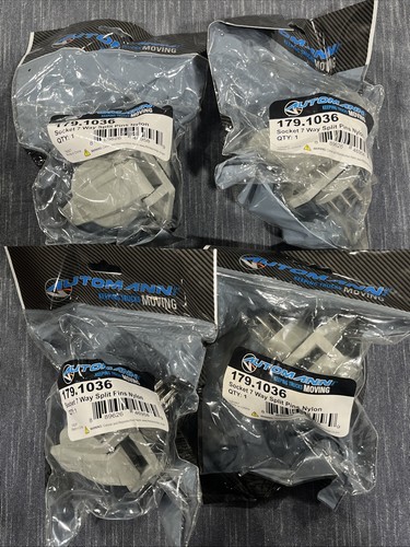 (4) Automann 7-Way Split Pin Nylon Socket 179.1036 Lot Of 4 Sockets-New ...