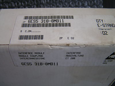 Siemens 6ES5 318-8MB11 Simatic S5 ET200U Interface Module NEW!!! in Box ...