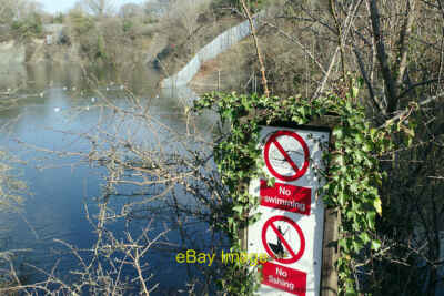 Photo 12x8 No swimming, no fishing - Newbold Quarry Park Rugby The ...