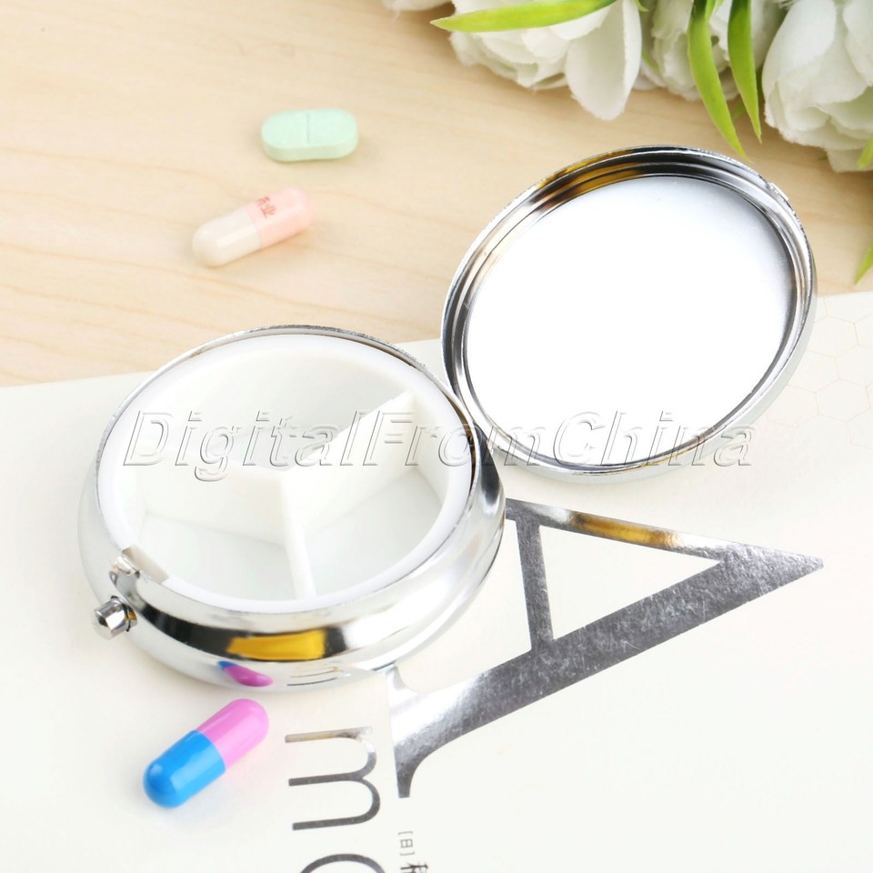 1/3/5Pcs Metal Pill Boxes Medicine Organizer Container Medicine Case 3 ...