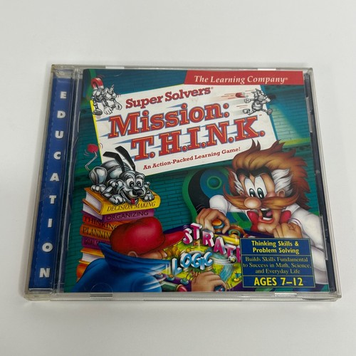 Super Solvers Mission Think (1997) CD-ROM The Learning Company Games | eBay