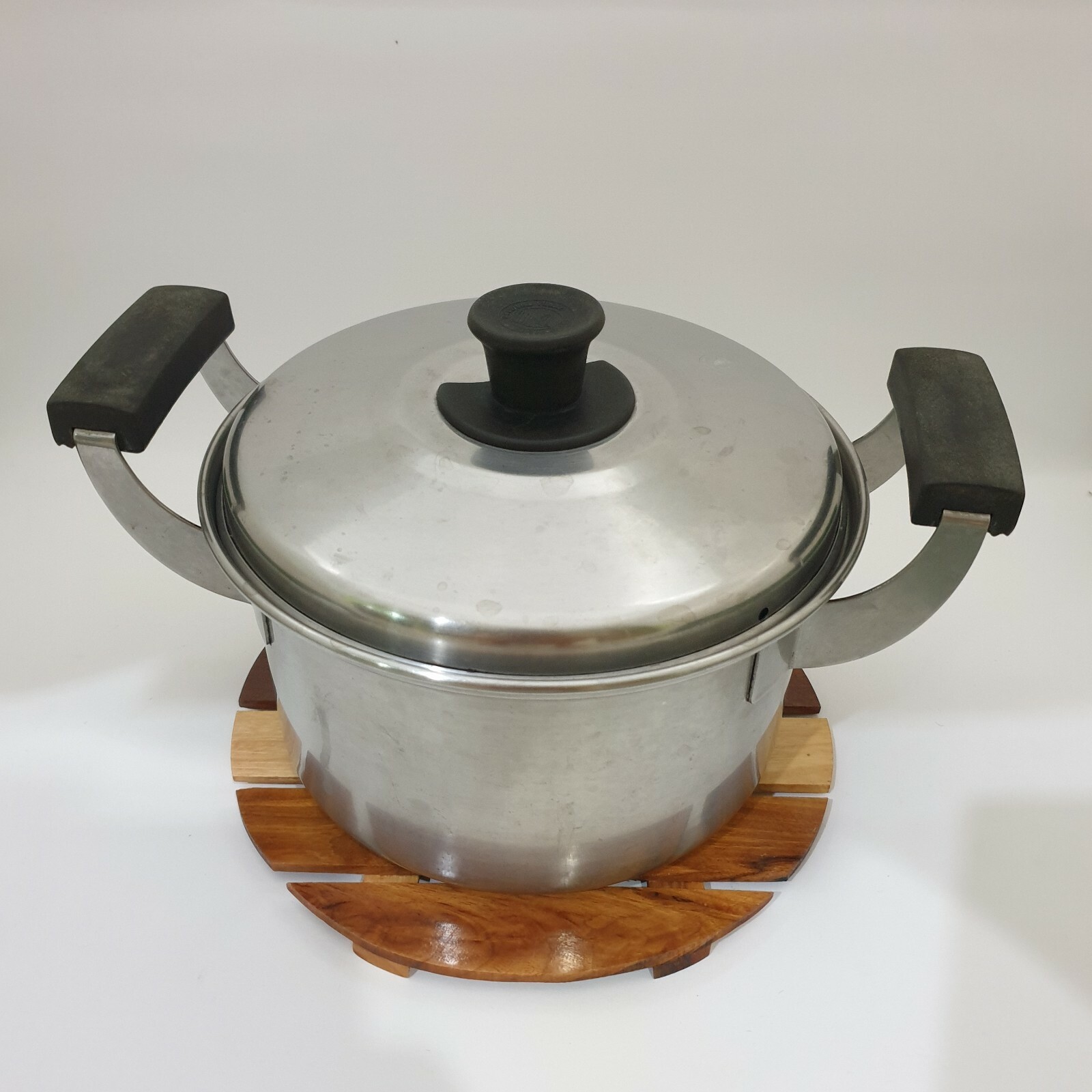 Wood Heat Resistant Pot Stand Non-Slip Pad Holder Saucepan Trivet Plate ...