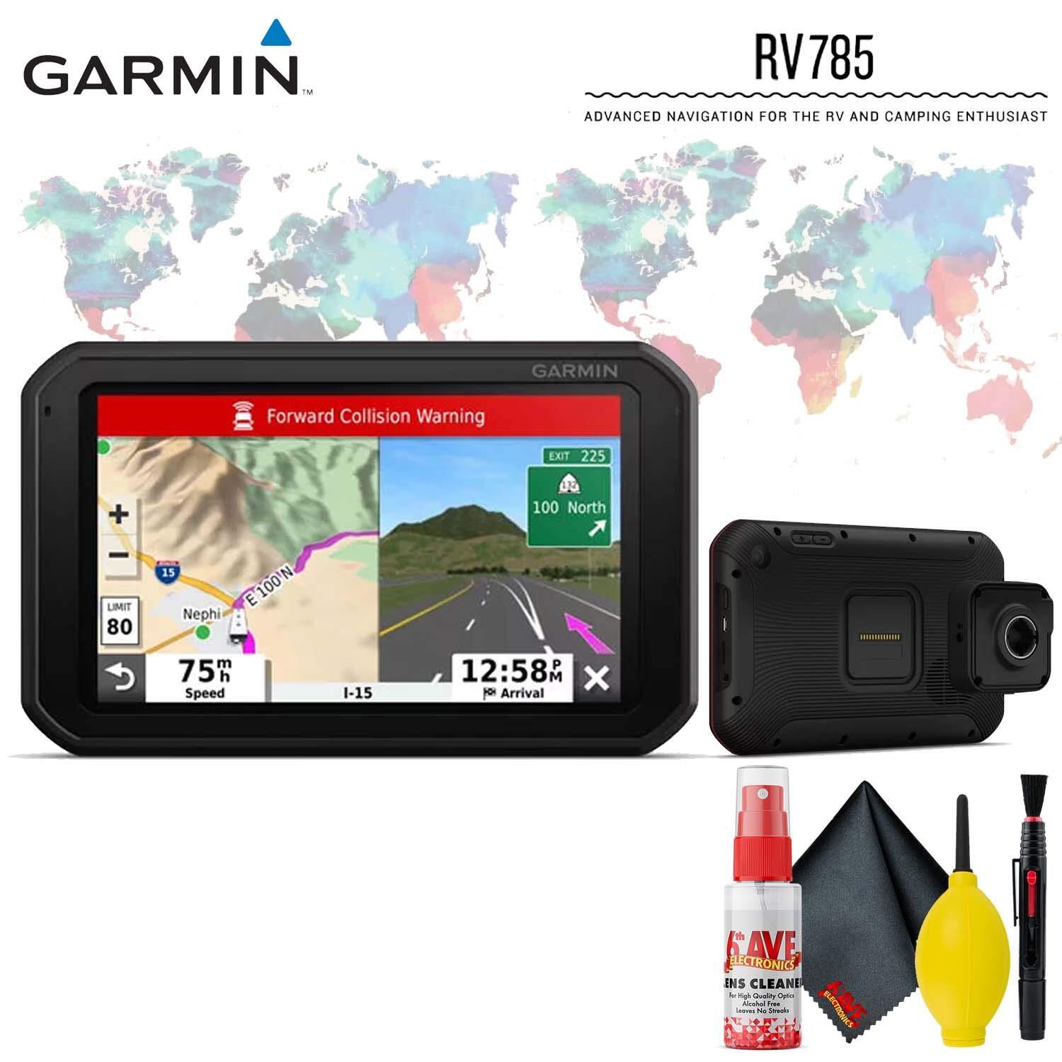 Garmin RV 785 & Traffic, Advanced GPS Navigator for RVs +Built-in Dash ...