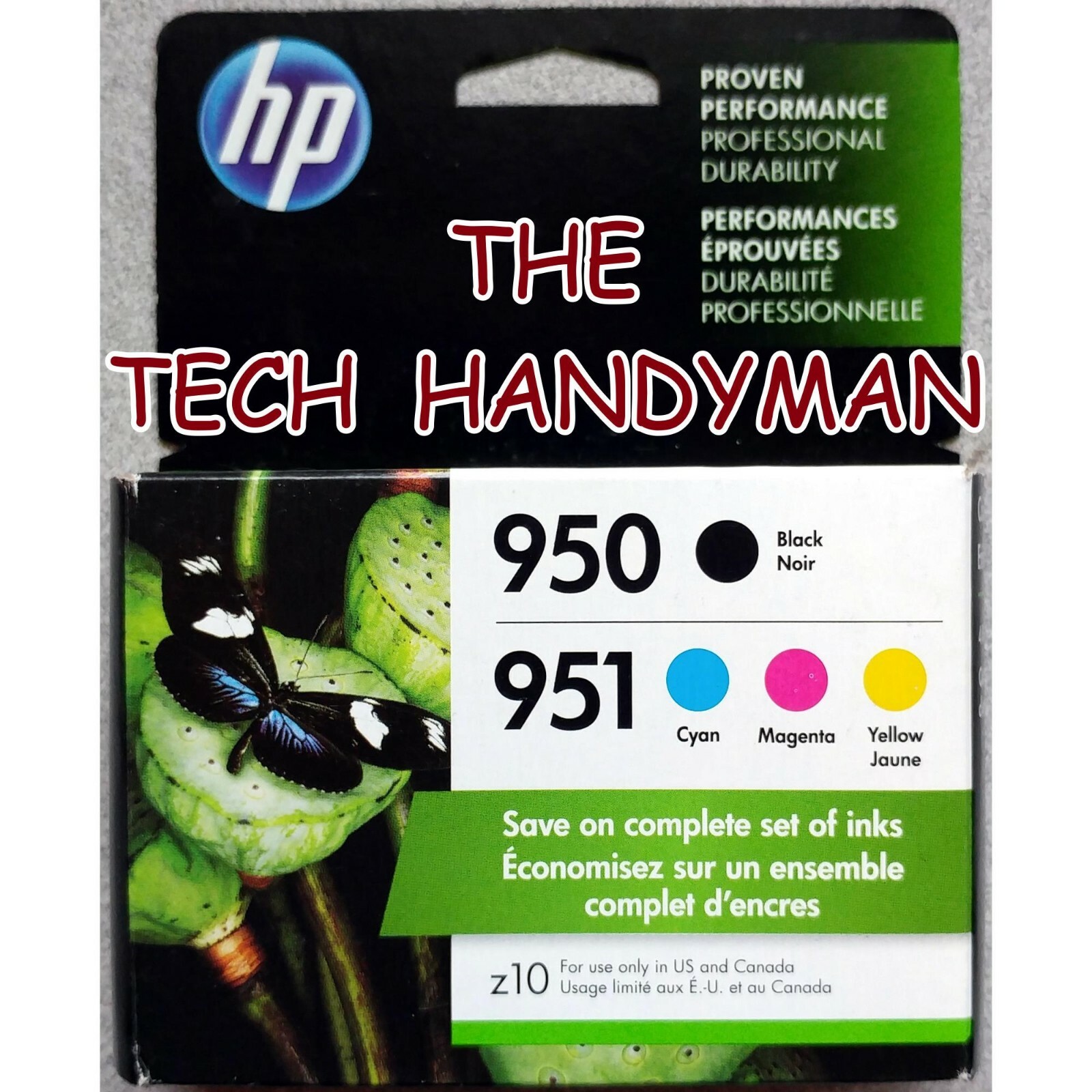 4-PACK HP GENUINE 950 BLACK & 951 COLOR INK (RETAIL BOX) OFFICEJET PRO ...