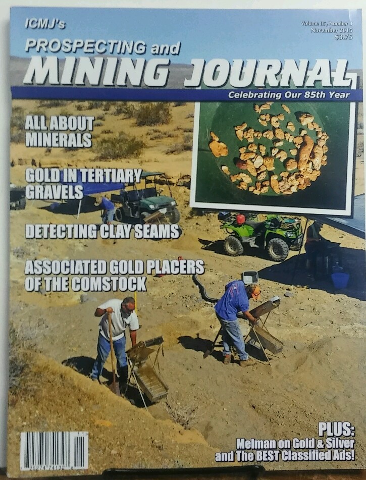 Prospecting and Mining Journal Nov 2015 All About Minerals Gold FREE ...