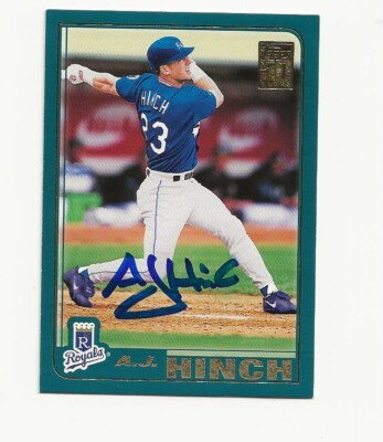 A.J. HINCH ROYALS AUTOGRAPHED CARD | eBay