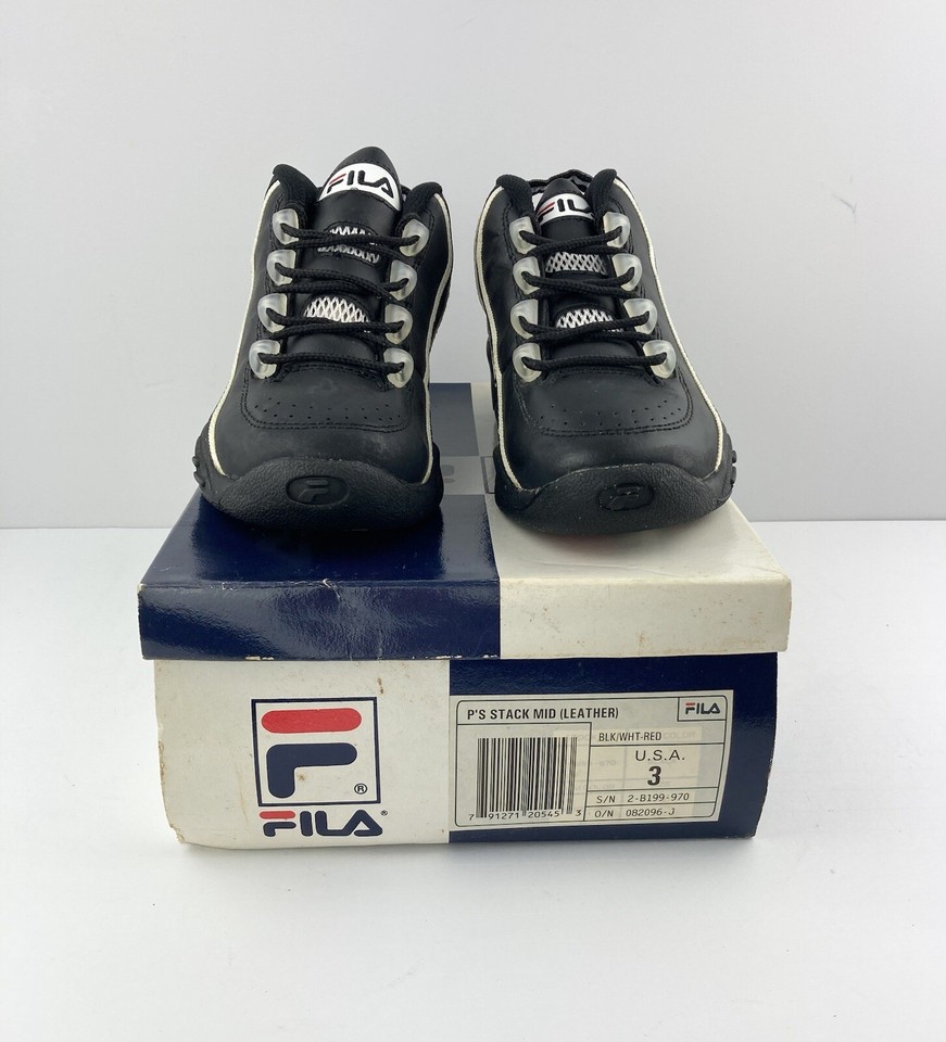 RARE! New/Old Stock 1996 Fila Stack 2 Jerry Stackhouse OG Leather ...