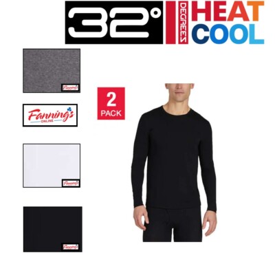 32 Degrees Men's Heat Tee, 2-pack | J51 | eBay