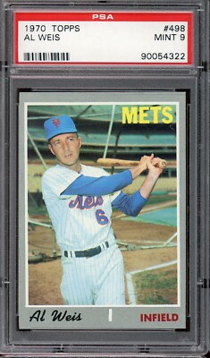 1970 Topps Baseball #498 Al Weis PSA 9 | eBay