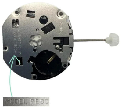 Sunon Chinese Multi Function Watch Movement PE90-05 3H and 3EYES Date ...