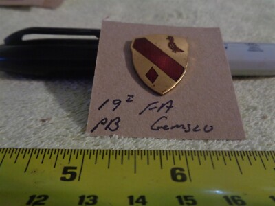 19th Field Artillery Gemsco Unit Crest, DI, DUI Pinback (DRAW#232) | eBay