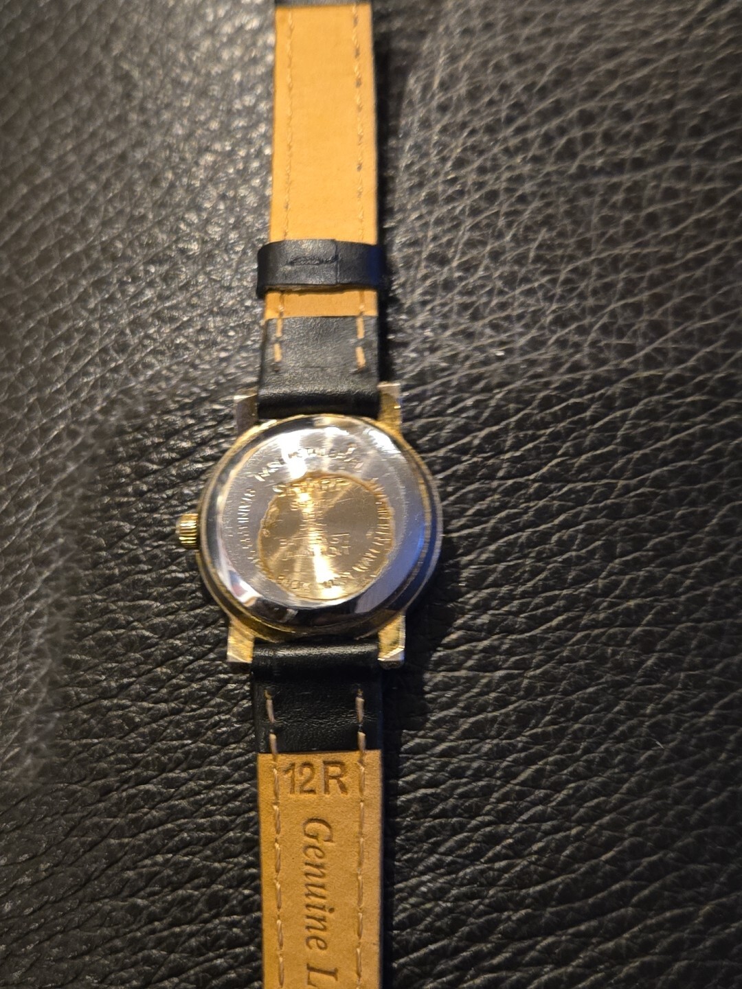 Sharp Ladies Leather Band Watch - Gem