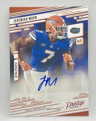 2022 Jeremiah Moon - Pink Rookie Auto 9/75- Prestige XtraPoints ...