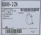 Eaton Adjustable J-Hanger B3690-2 ZN, 2 in Pipe, 3/8-16 Rod, 400 lb ...