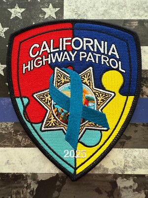 2025 Novelty Autism Awareness CHP Patch | eBay