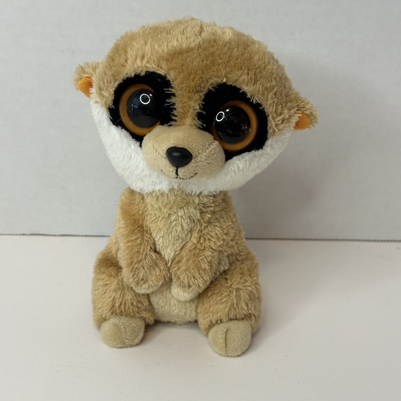 Ty Beanie Boo Rebel 2011 Meerkat 6" Big Brown Eyes Stuffed Animal ...