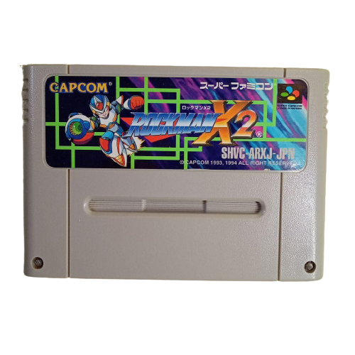 Nintendo Super Famicom Rockman X2 Mega Man SFC SNES Game Cassette Good ...