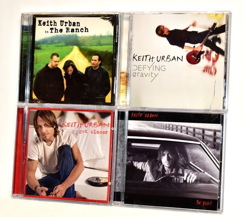 4 Keith Urban CDs - Defying Gravity, Be Here, Get Closer, In The Ranch ...