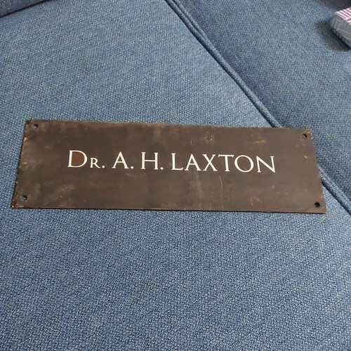 Vintage Brass/Bronze Drs Sign Plaque | eBay