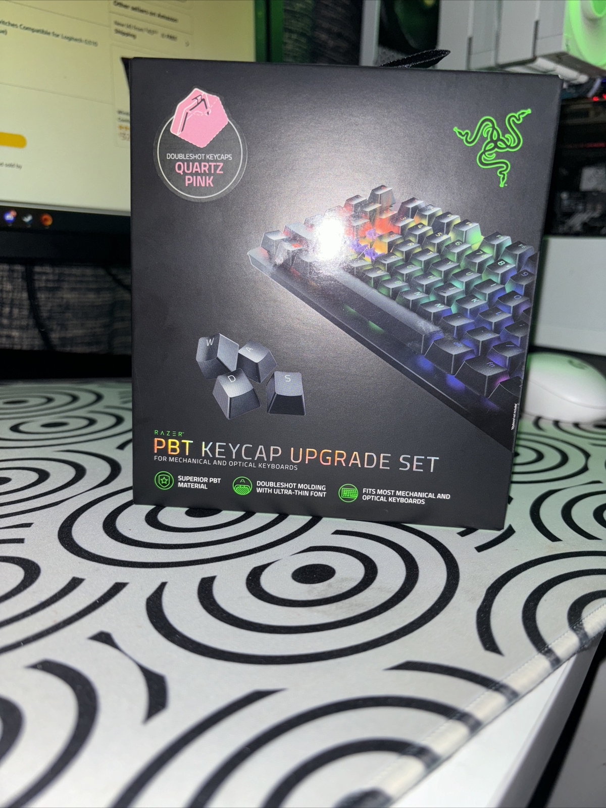 Razer Pbt Keycap Upgrade Set for Mechanical & Optical Keyboards New ...