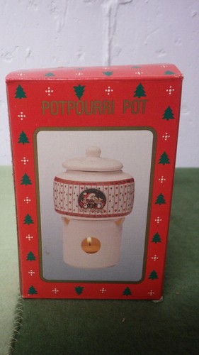 Vintage Target Brand Potpourri Pot Merry Christmas Santa Claus ...
